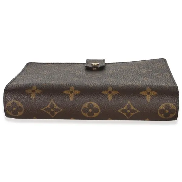 LOUIS VUITTON Monogram Canvas Ring Agenda Cover - Brown