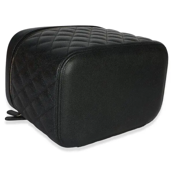 Chanel Quilted Caviar Vanity Pouch