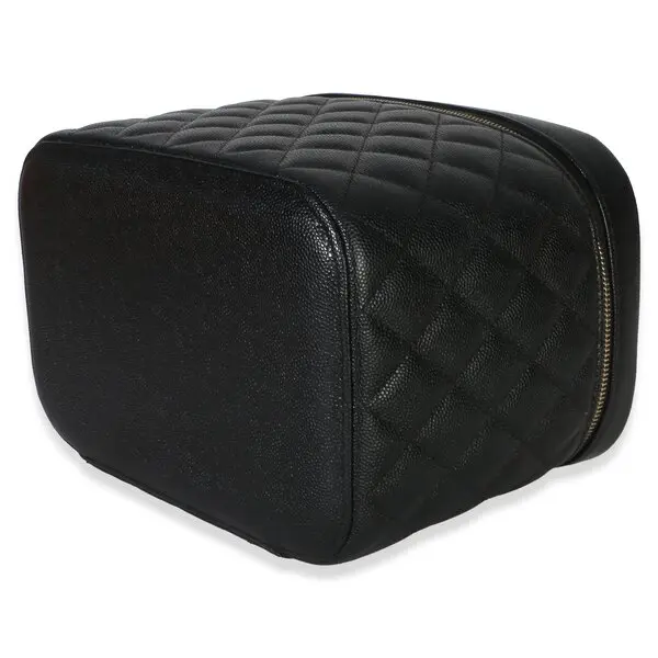 Chanel Quilted Caviar Vanity Pouch
