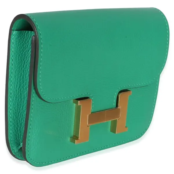 Hermès Constance Slim Wallet - Green