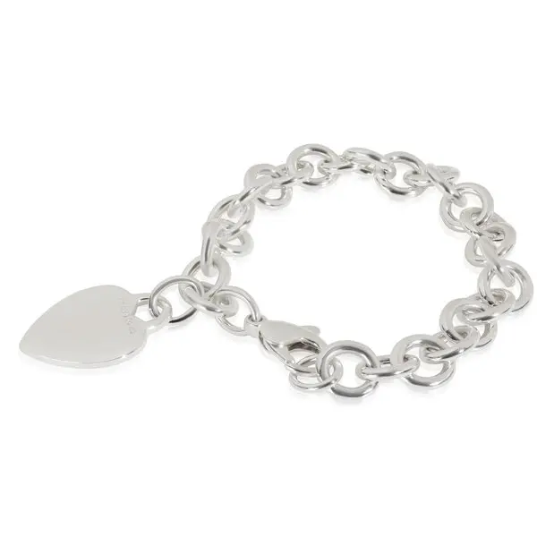 Tiffany & Co. Sterling Silver Heart Tag Bracelet