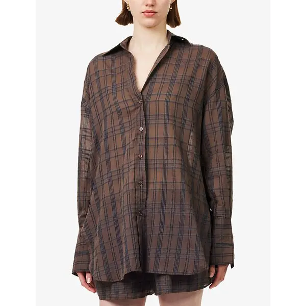 Dissh Checked Cotton-blend Shirt