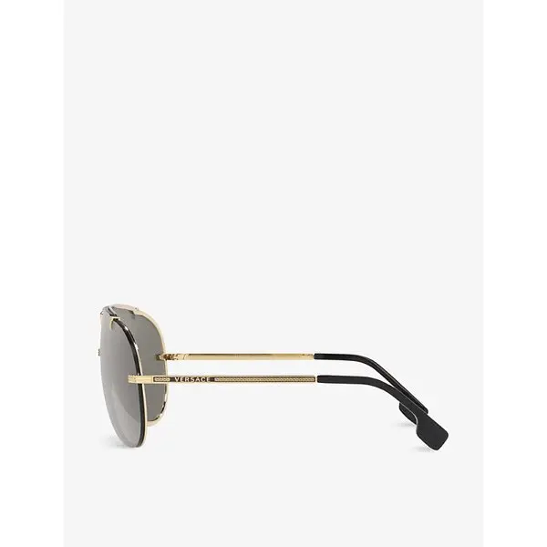 Versace Ve2243 Mirrored Aviator Sunglasses