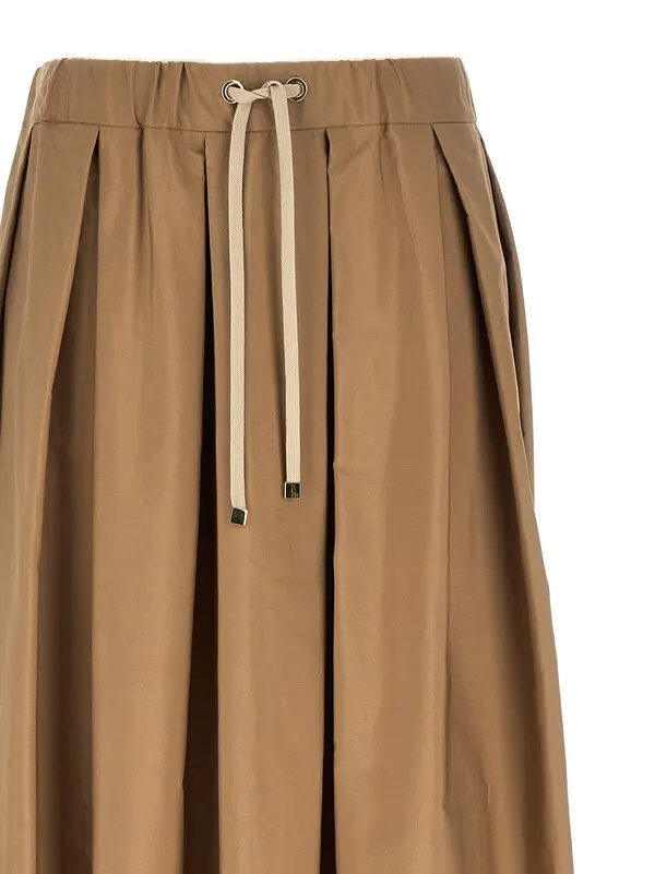 Max Mara S Mmpineta' Cotton Poplin A-line Skirt