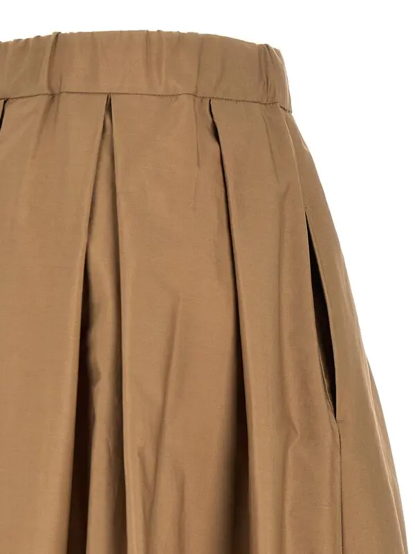 Max Mara S Mmpineta' Cotton Poplin A-line Skirt