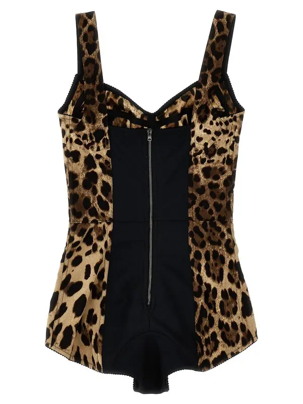 Dolce & Gabbana Leopardo' Bodysuit