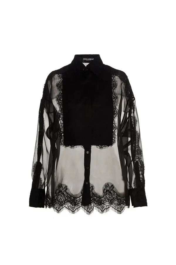 Dolce & Gabbana Viscose Shirt - Black