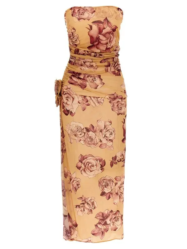 Magda Butrym Off-the-shoulder Midi Dress - Multicolor
