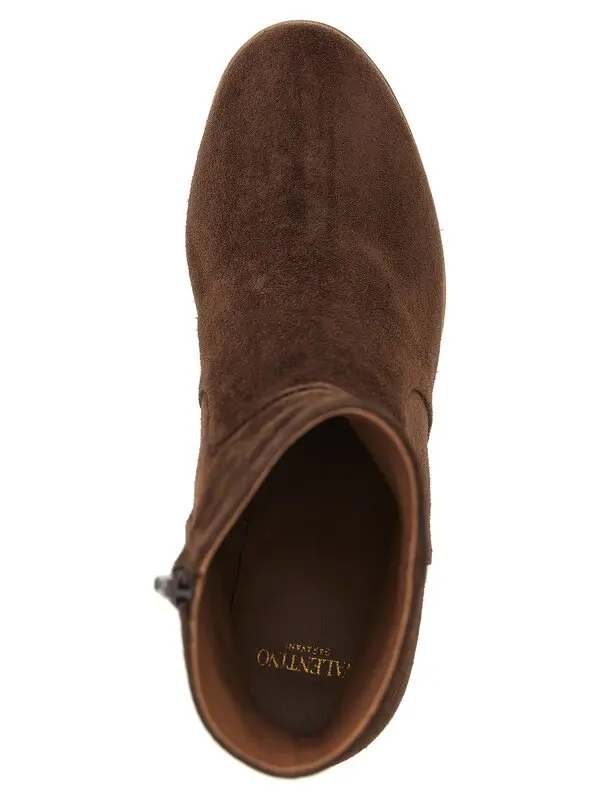 Valentino Garavani Fawcette Ankle Boots - Brown