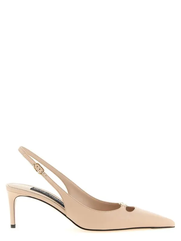 Dolce & Gabbana Lollo' Slingback Heels - Pink