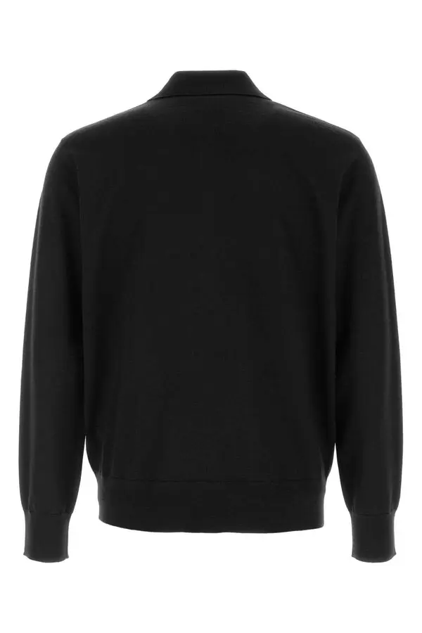 Dries Van Noten Wool Muano Polo Shirt