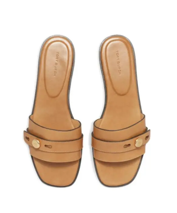 Tory Burch Romy Button Strap Slide