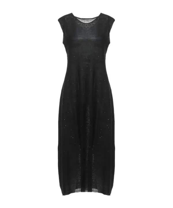 Antonelli Firenze Dafne Sequined Knitted Dress - Black