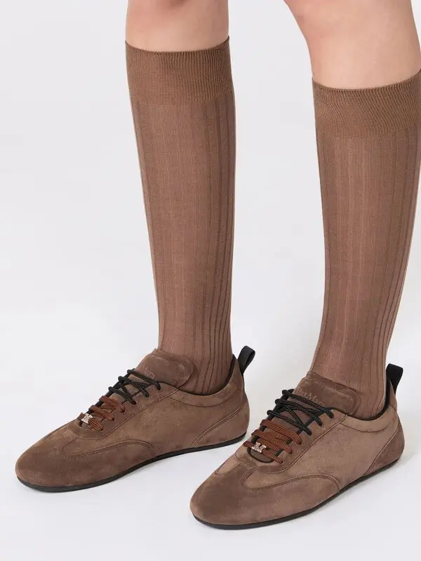 Max Mara Round-toe Low-top Sneakers