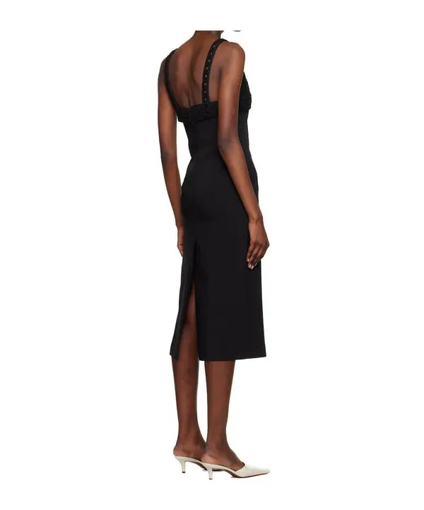 RECTO Chunky Bra Top Patch V-neck Dress