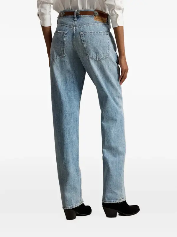 Polo Ralph Lauren Paint-splattered Straight-leg Jeans