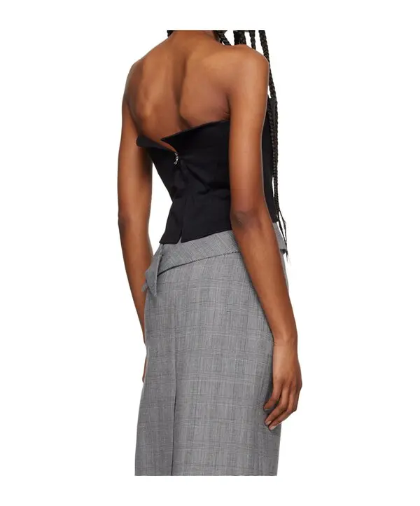 RECTO Cropped Strapless Top