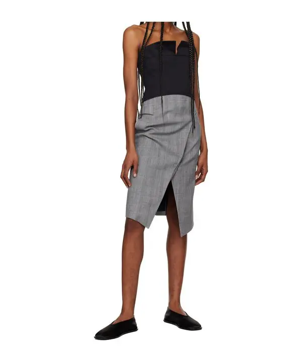 RECTO Cropped Strapless Top