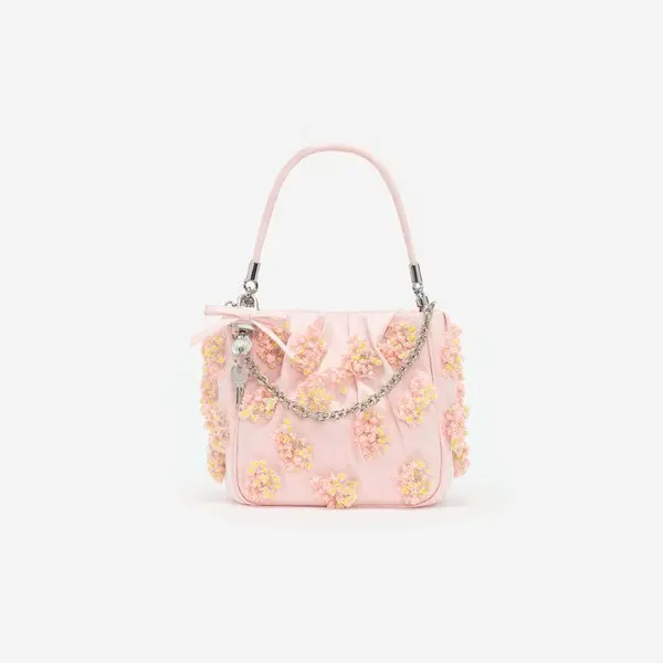 SELF-PORTRAIT Floral Beaded Shoulder Bag