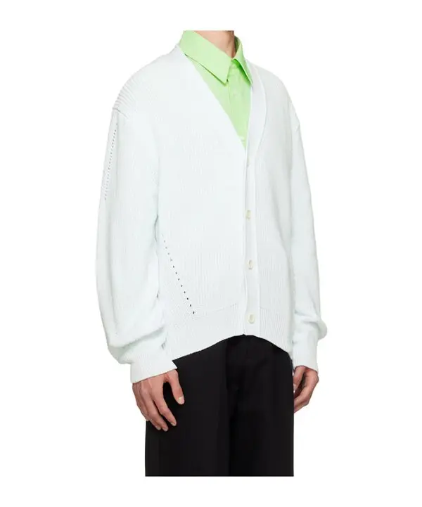 RECTO Relaxed-fit Long-sleeve Cardigan Sweater