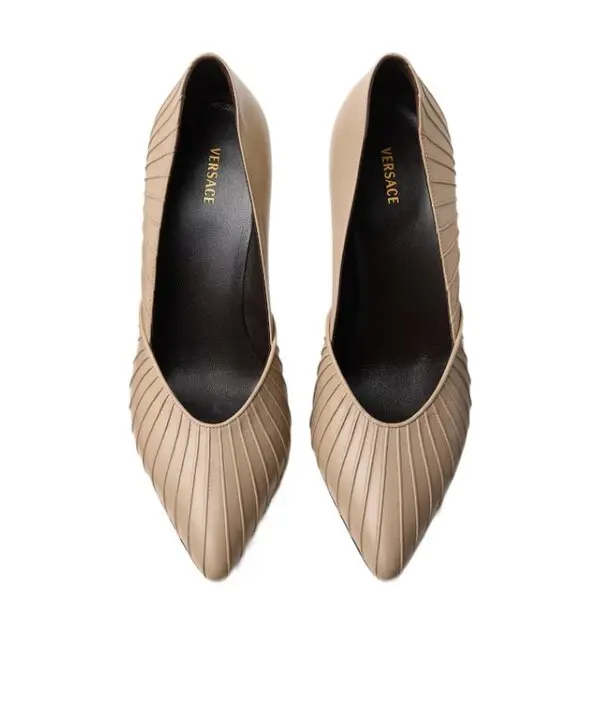 Versace Leather Pumps 90 Mm