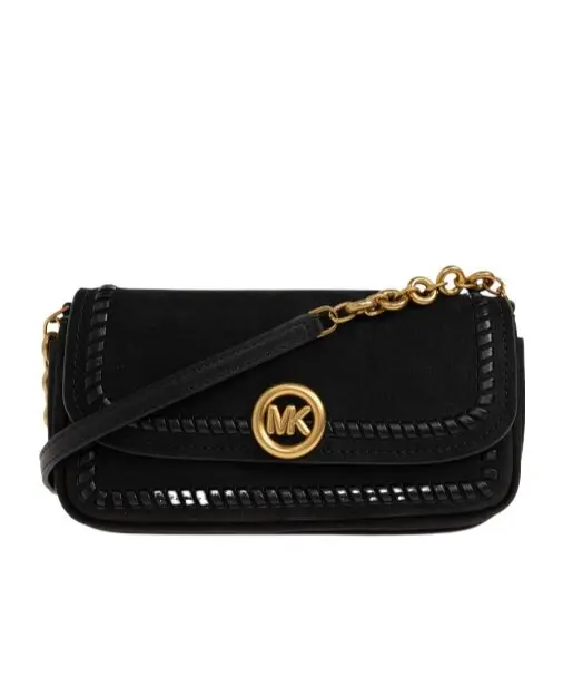 Michael Kors Logo Shoulder Bag - Black