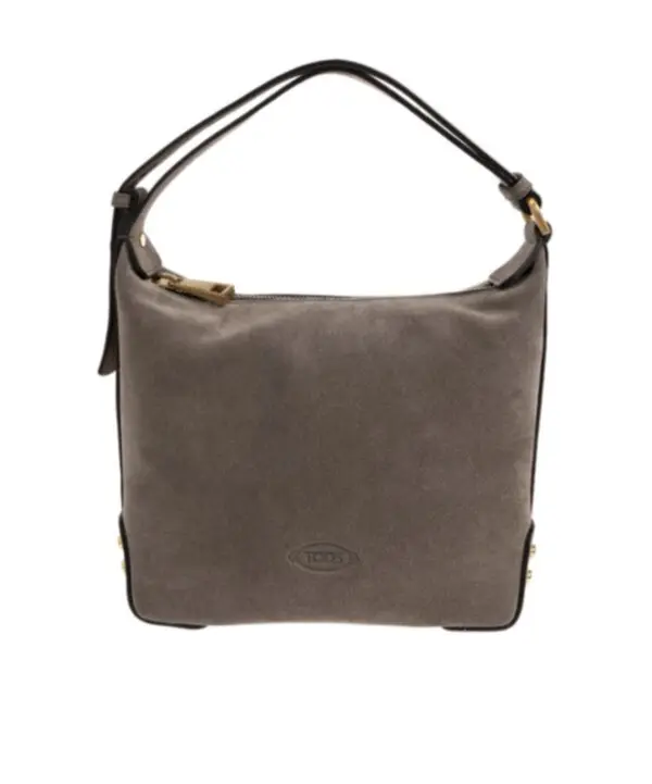 TOD'S Letter Detail Handbag - Brown