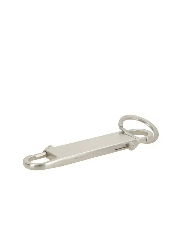 Rick Owens Rectangular Carabiner Keyring