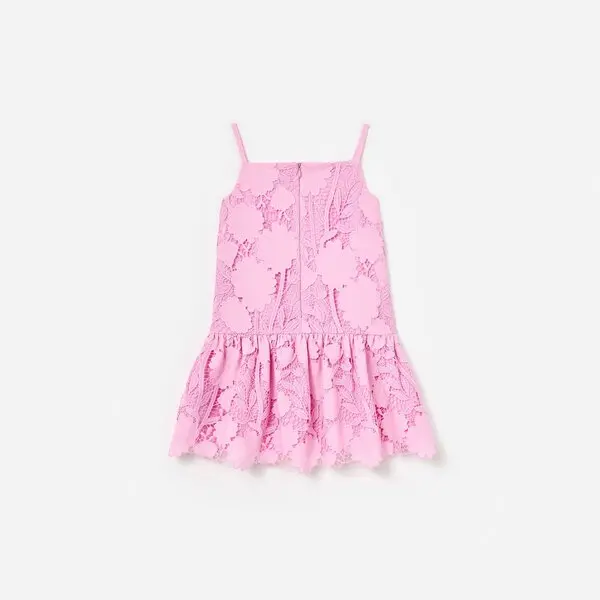 SELF-PORTRAIT Sleeveless Flower Lace Dress