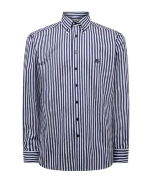 Etro Striped Button-down Cotton Shirt