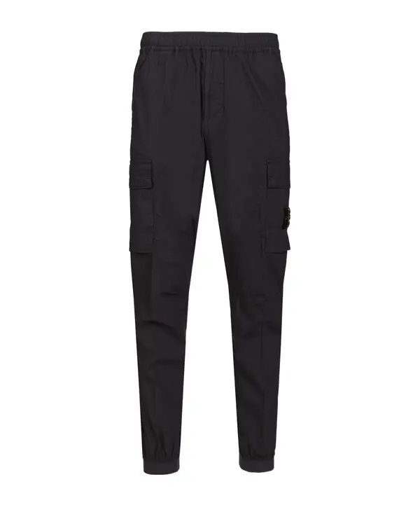 Stone Island Elastic-waist Casual Trousers - Blue