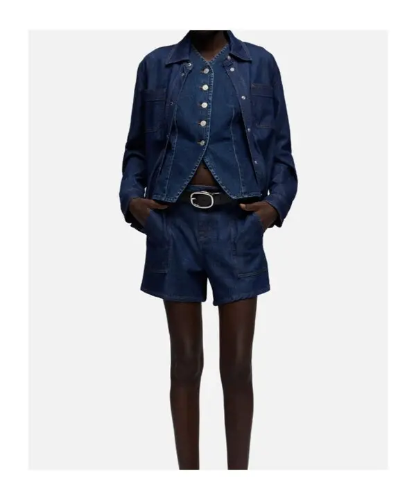 7 For All Mankind Utility Classic Shirt In Weightless