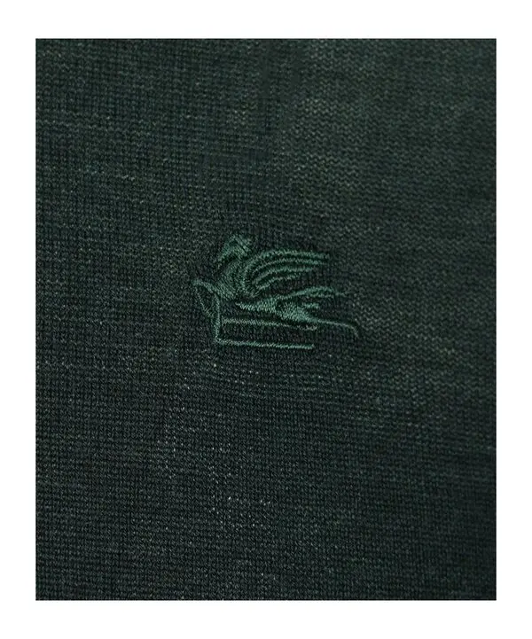 Etro Fuji Knitted L/s Polo Wool Silk
