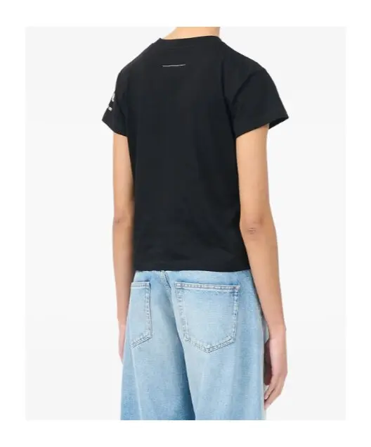 MAISON MARGIELA Mannequin Print Cotton T-shirt - Black