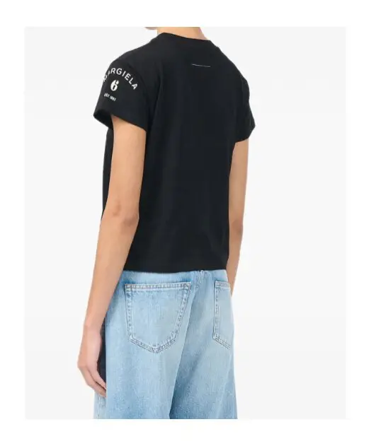 MAISON MARGIELA Mannequin Print Cotton T-shirt - Black