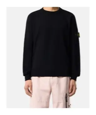 Stone Island Logo Patch Crewneck Sweater