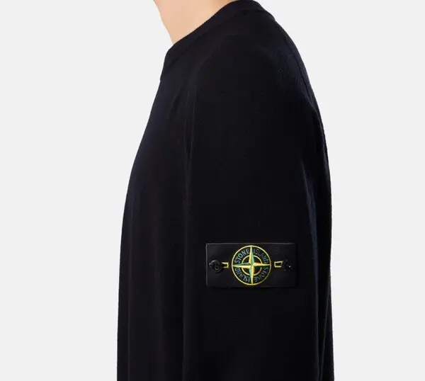 Stone Island Logo Patch Crewneck Sweater