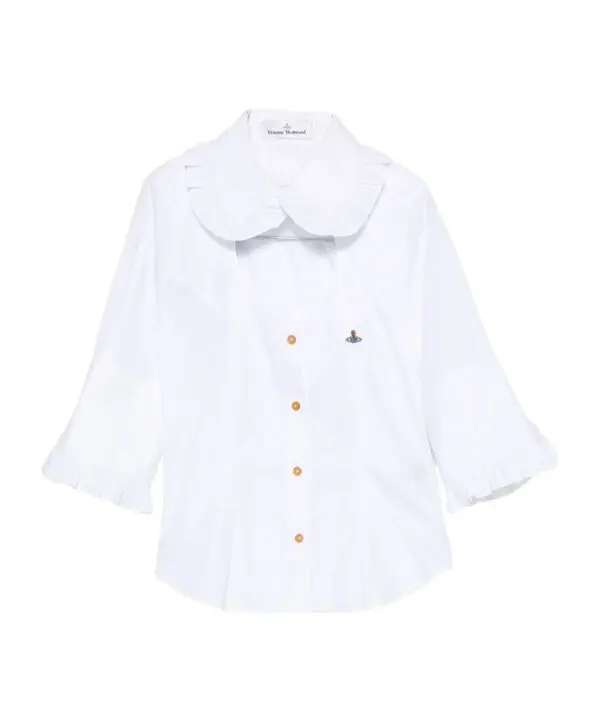 VIVIENNE WESTWOOD Toulouse Frill Cut-out Shirt - No