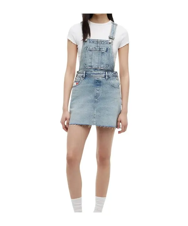 Tommy Hilfiger Vintage Denim Mini Dungaree Dress