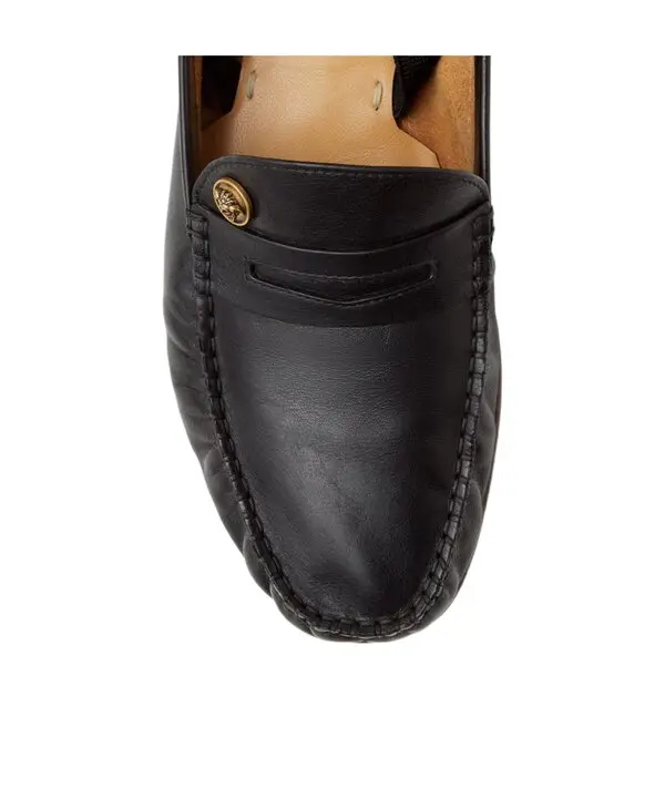 Versace Ruched Slip-on Loafers