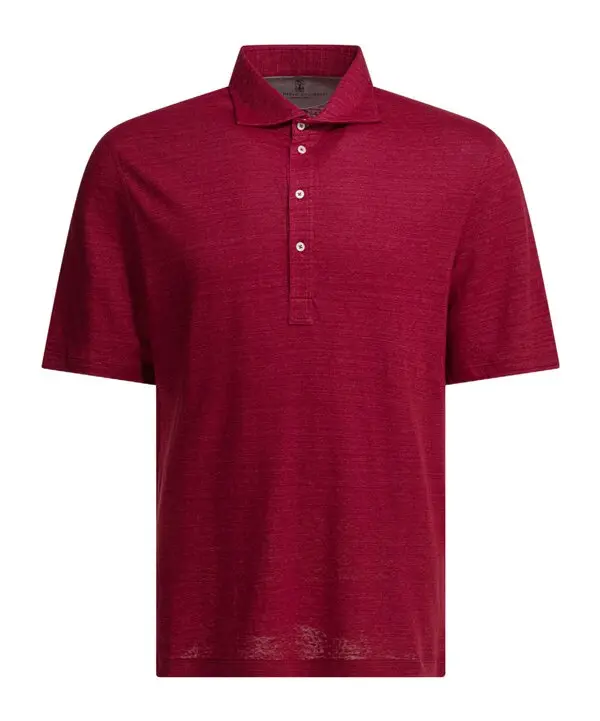 Brunello Cucinelli Collared Short-sleeved Polo Shirt