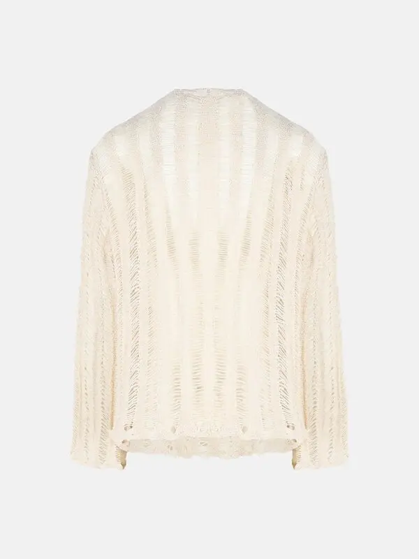 Séfr Aestas Open-knit Knitted Top