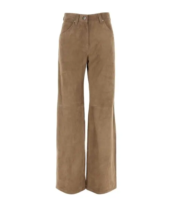 Brunello Cucinelli Casual Pants With Belt Loops - Brown
