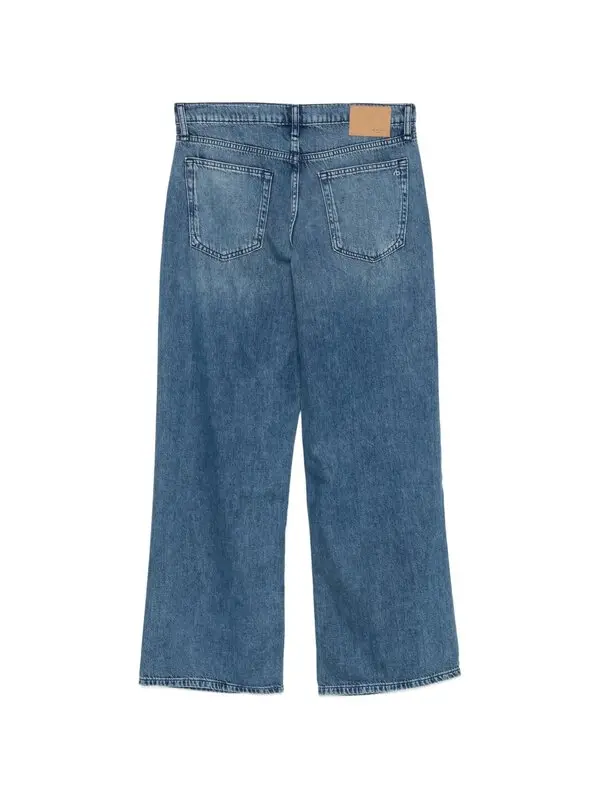 RAG  BONE Faded-effect Wide-leg Jeans