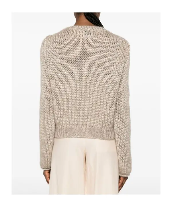 FORTE_FORTE Blended-knit Cardigan
