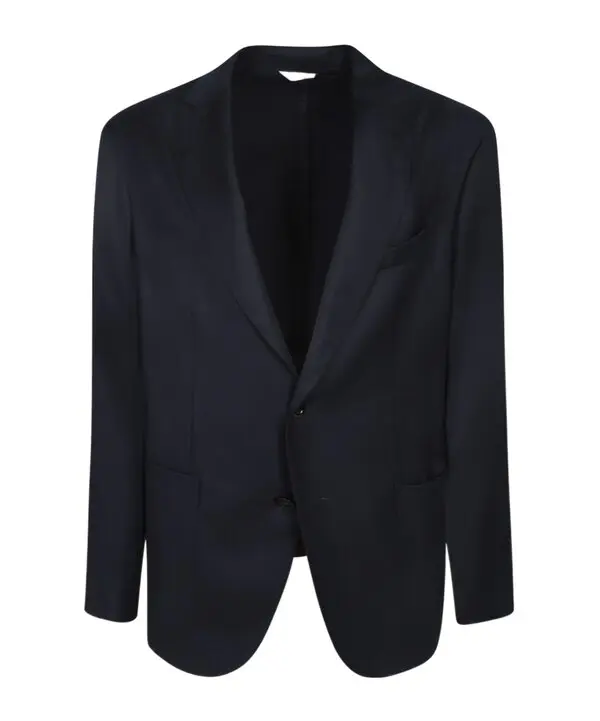 Boglioli Notched Lapel Silk Jacket