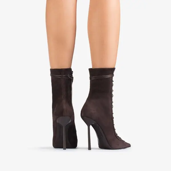 LE SILLA Colette Lace-up Ankle Boots