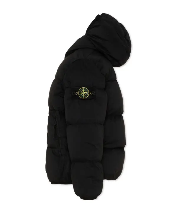 Stone Island Logo Patch Cotton-padded Jacket