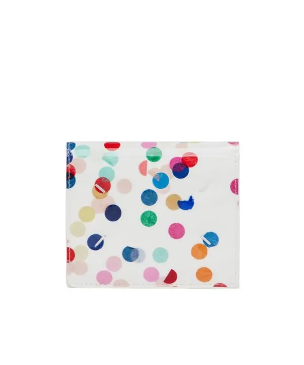 MAISON MARGIELA Confetti-print Clip Wallet - White