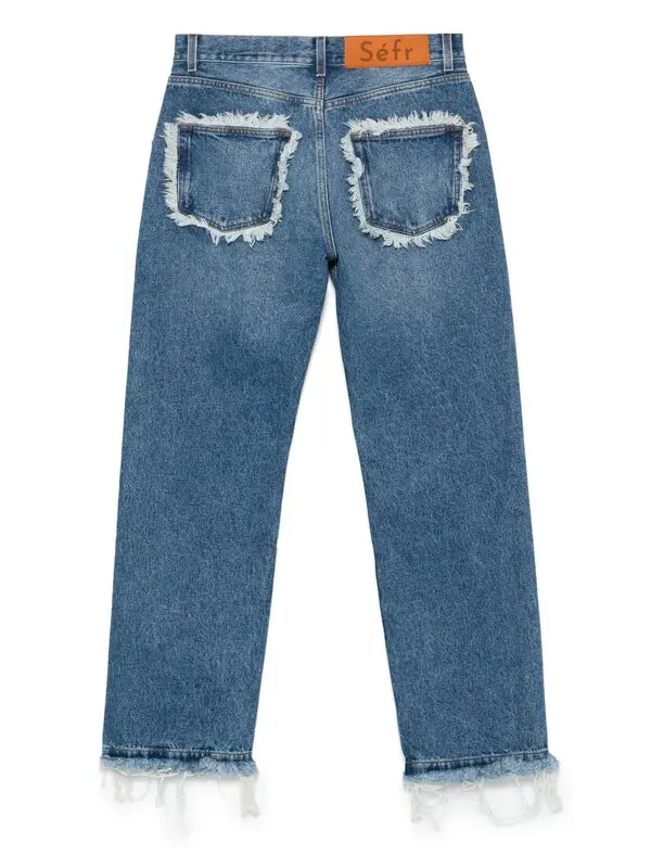 Séfr Frayed Denim Jeans